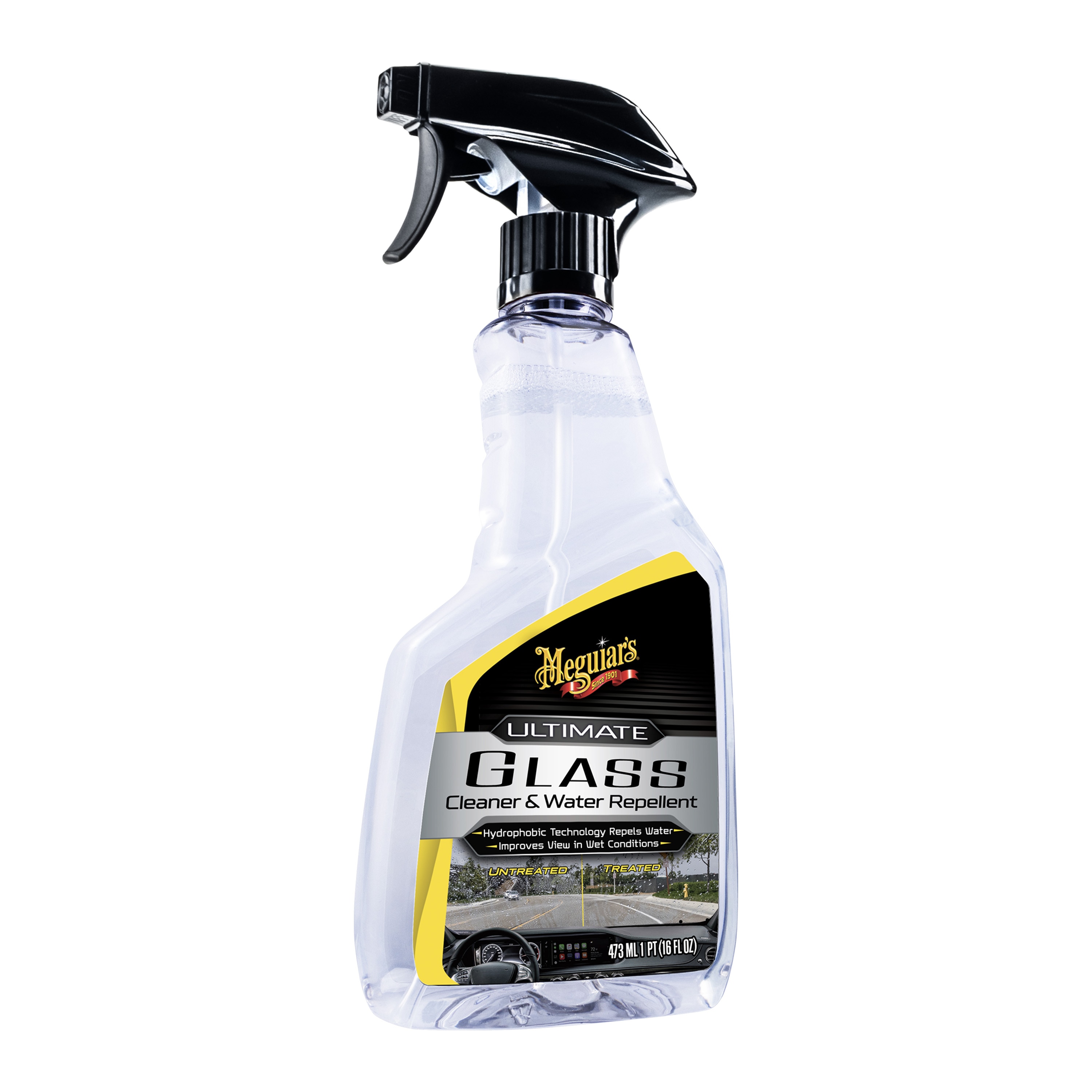 Meguiar's Ultimate Glass Cleaner & Water Repellent - Premium Glass and ...