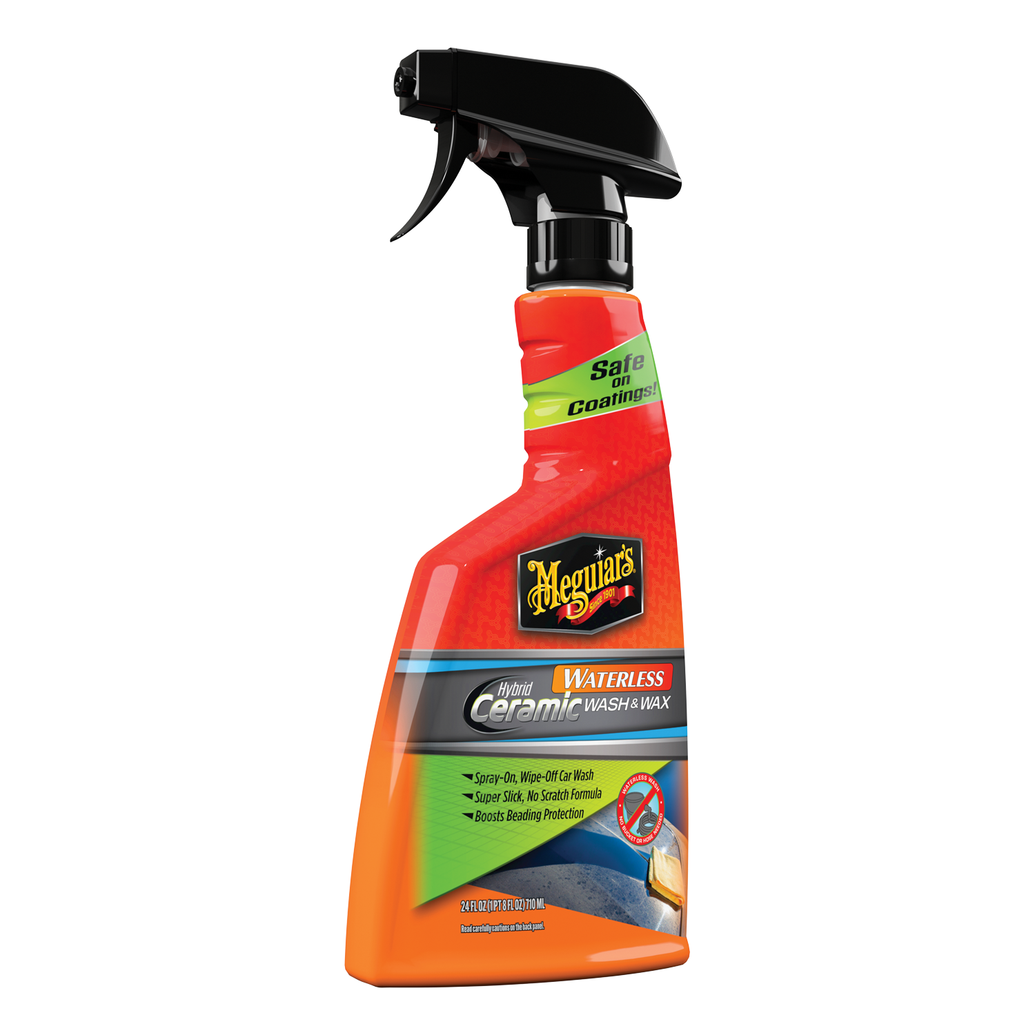 Meguiar s Hybrid Ceramic Waterless Wash Wax Waterless Car Wash for a Slick Protective Barrier Meguiar s
