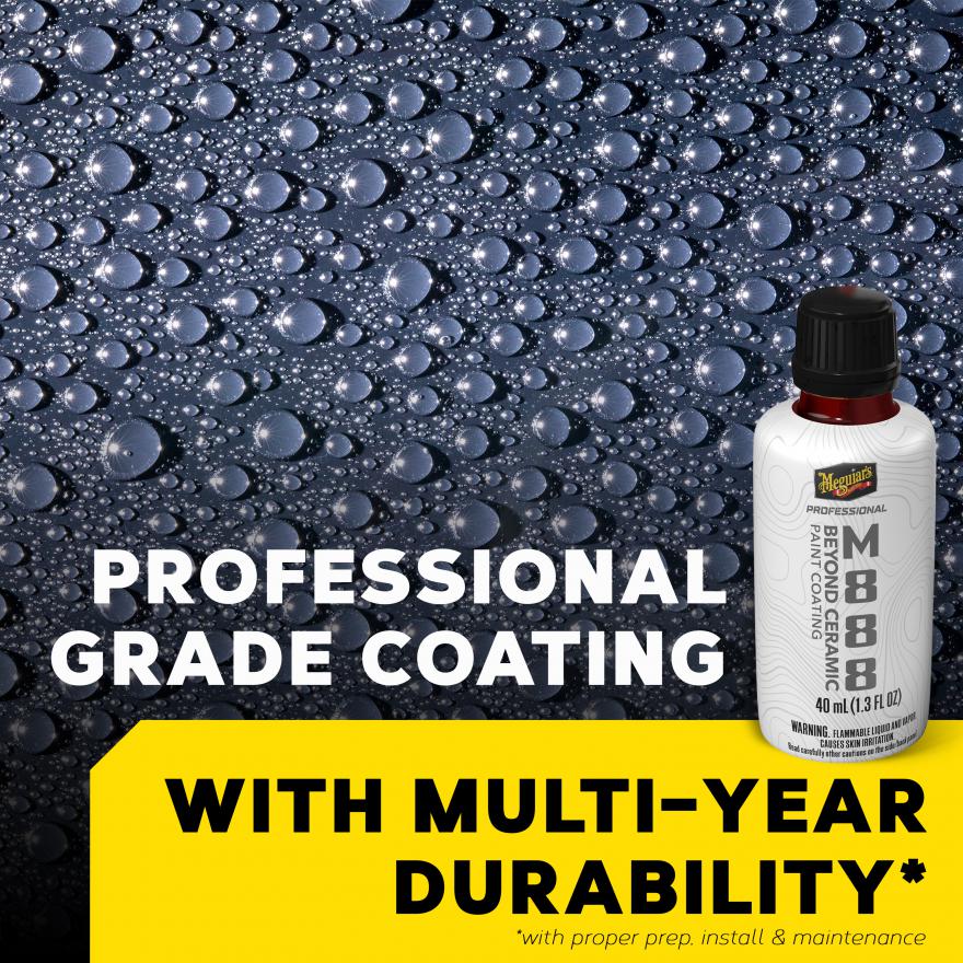 Meguiar's Professional M888 Beyond Ceramic Paint Coating, M88800 ...