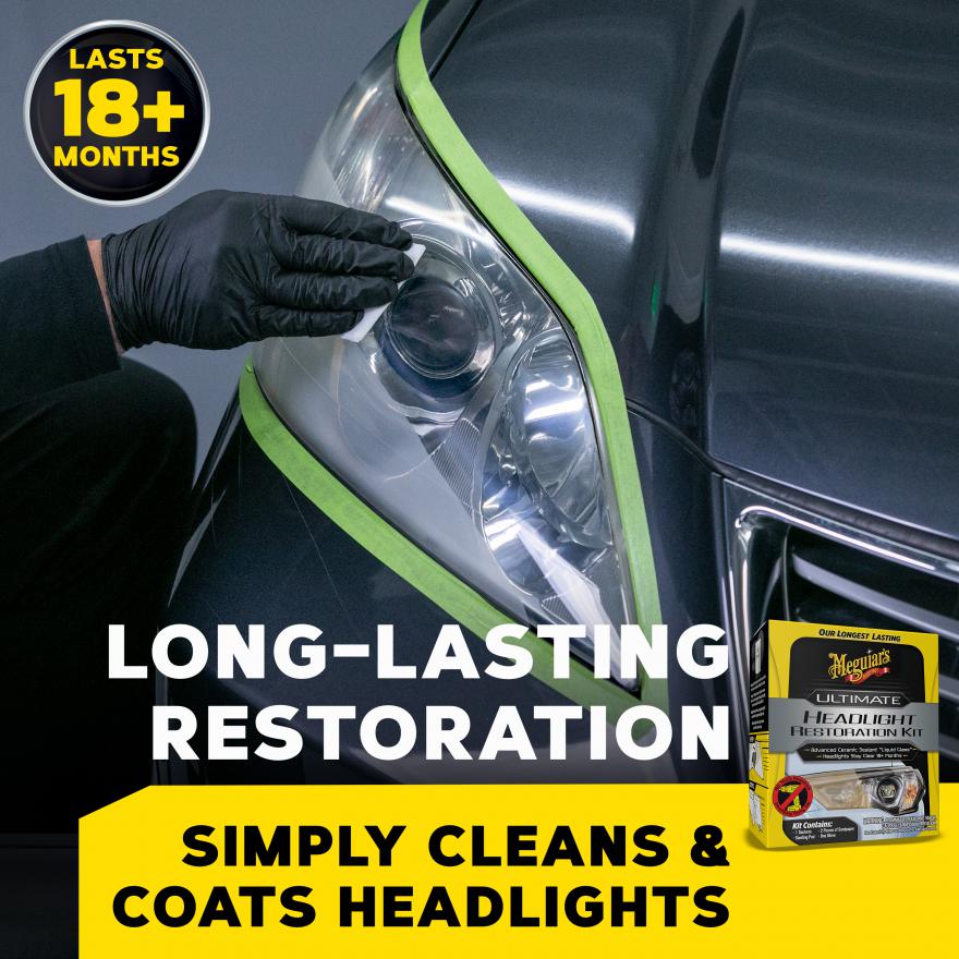 Meguiar's Ultimate Headlight Restoration Kit - The Perfect Headlight ...