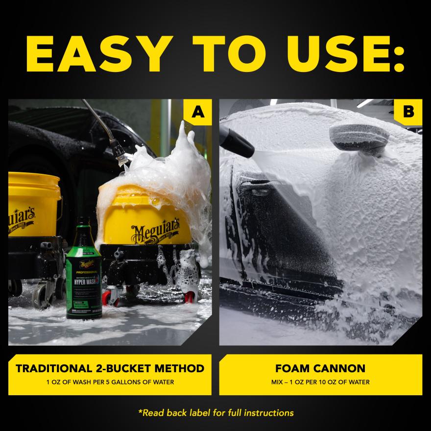 Meguiar’s Professional Watermelon Hyper Wash - Pro Car Wash with Rich ...