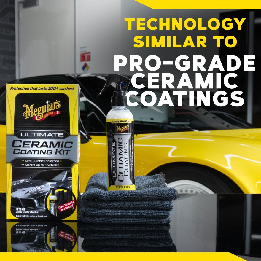 Meguiar's Ultimate Ceramic Coating Kit - Ultra-Durable Ceramic ...